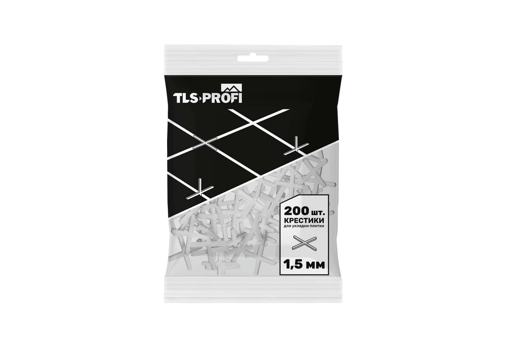 Крестики для плитки TLS-Profi 1,5 мм 200шт.