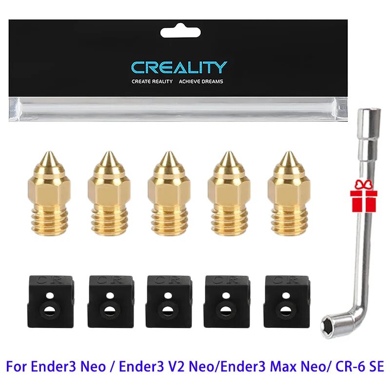 Насадки для 3D-принтера Creality Ender 3 Neo, 0.4MM Kit