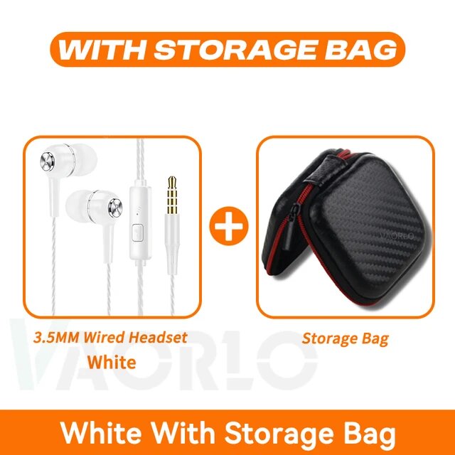 Проводные внутриканальные наушники с разъемом 3,5 мм и микрофоном, высококачественными басами, стереозвуком, подходят для занятий спортом, прослушивания музыки и игр, совместимы с мобильными телефонами и компьютерами.