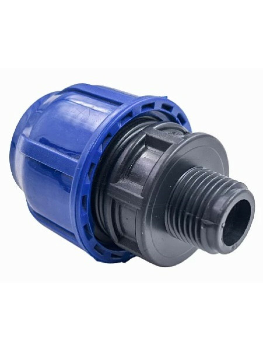 Муфта компрессионная для труб ПНД, НР 25x1/2", PN16 (11502 (RTP))