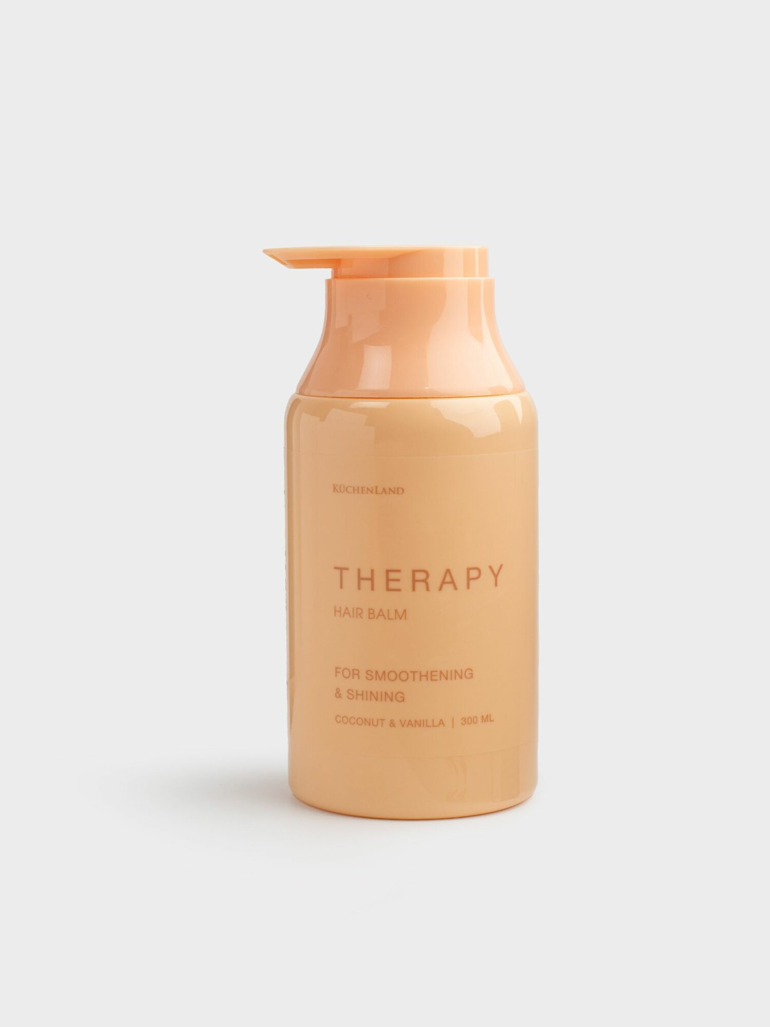Бальзам ополаскиватель, 300 мл, для мягкости и блеска волос, Кокос/Ваниль, Therapy, Kuchenland