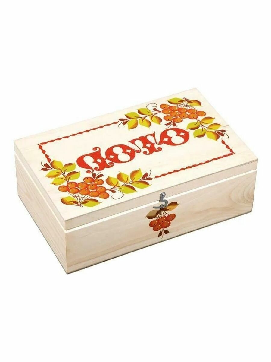 Русское лото "Подарочное" в деревянной шкатулке (роспись)