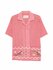 Рубашка baziszt Checked embroidered shirt, размер L, красный