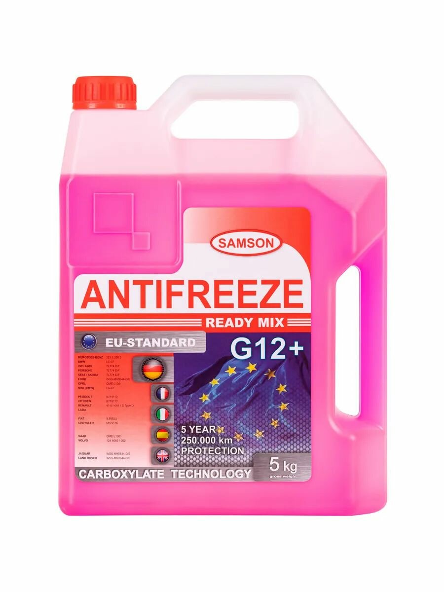 SAMSON EU-Standard G12+ long life, красный, 5кг