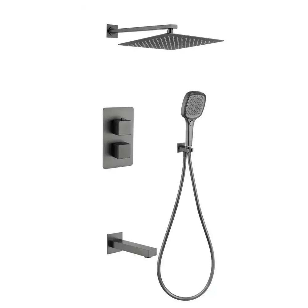 Душевая система встраиваемая Grocenberg GB5050BG, графит