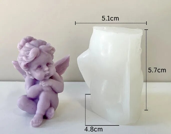 Молд силиконовый Ангел/ для эпоксидной смолы / форма для творчества и рукоделия