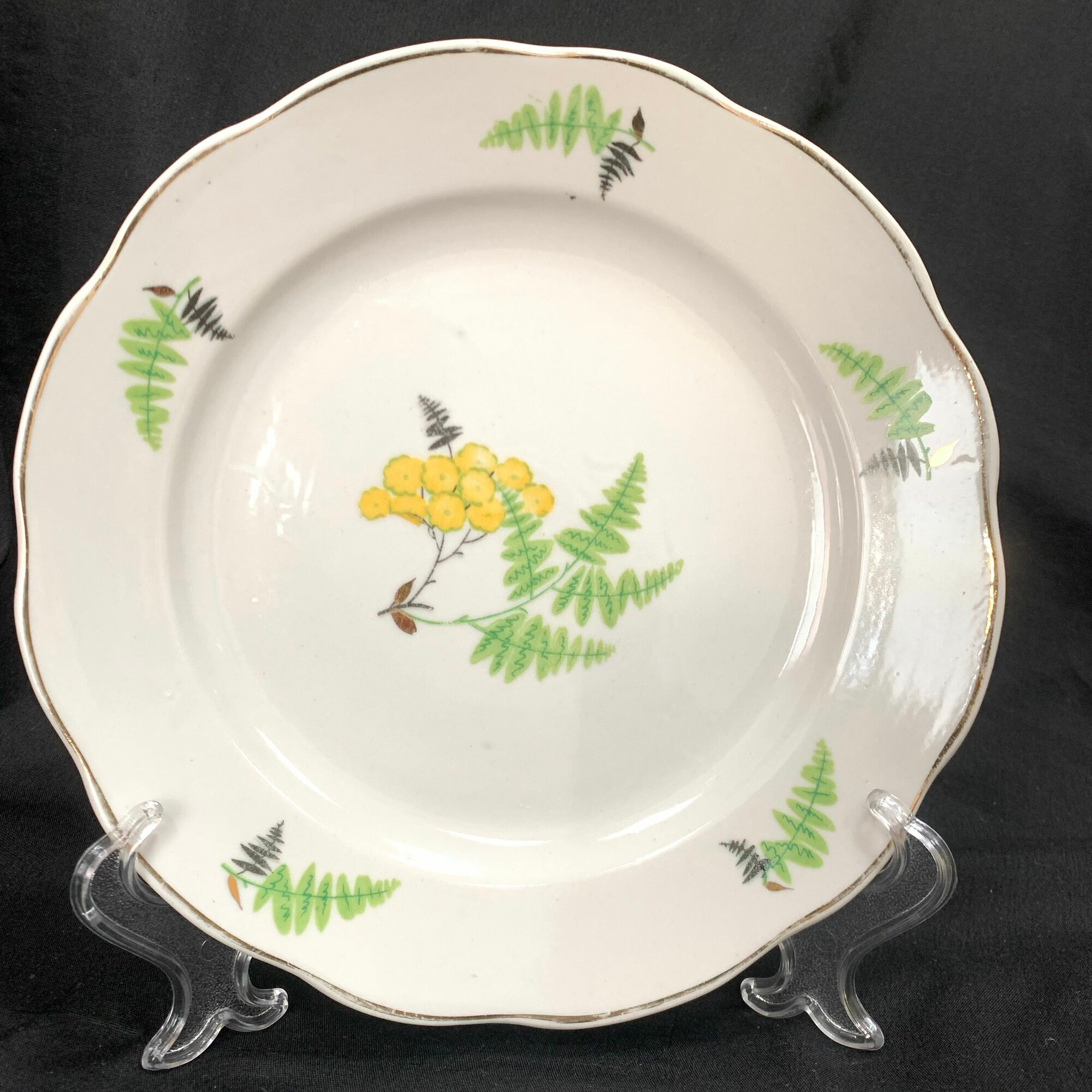 Фарфоровая тарелка под второе блюдо "Мимоза" ДЗ