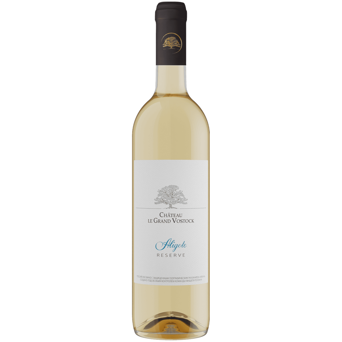 Вино Chateau le Grand Vostock Aligote Reserve белое сухое 0,75 л