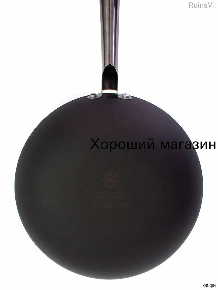 Вок сковородки_proffi, 28 см, без крышки, с фиксированной ручкой