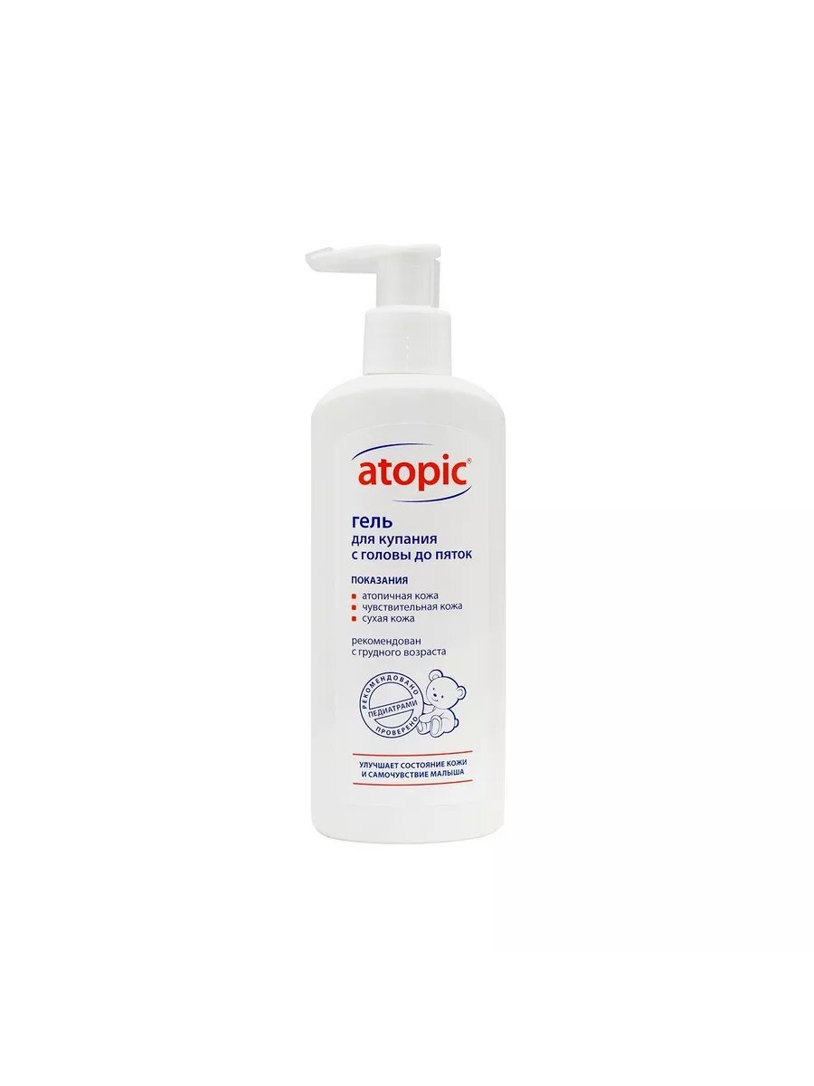 Atopic гель для купания с головы до пяток 250 мл