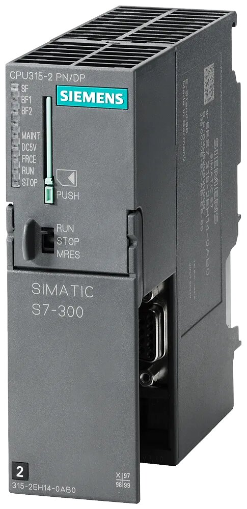 SIMATIC S7-300, центральный процессор CPU 315-2 PN/DP, SIEMENS, 6ES73152EH140AB0, 6ES7315-2EH14-0AB0