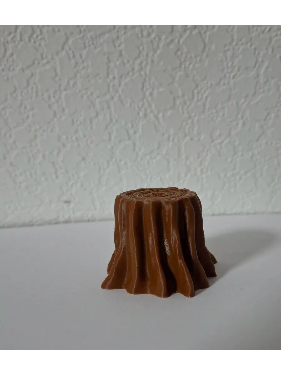 Миниатюра для ватной игрушки "Пень" 3,5 см * 3 см - 1 шт.