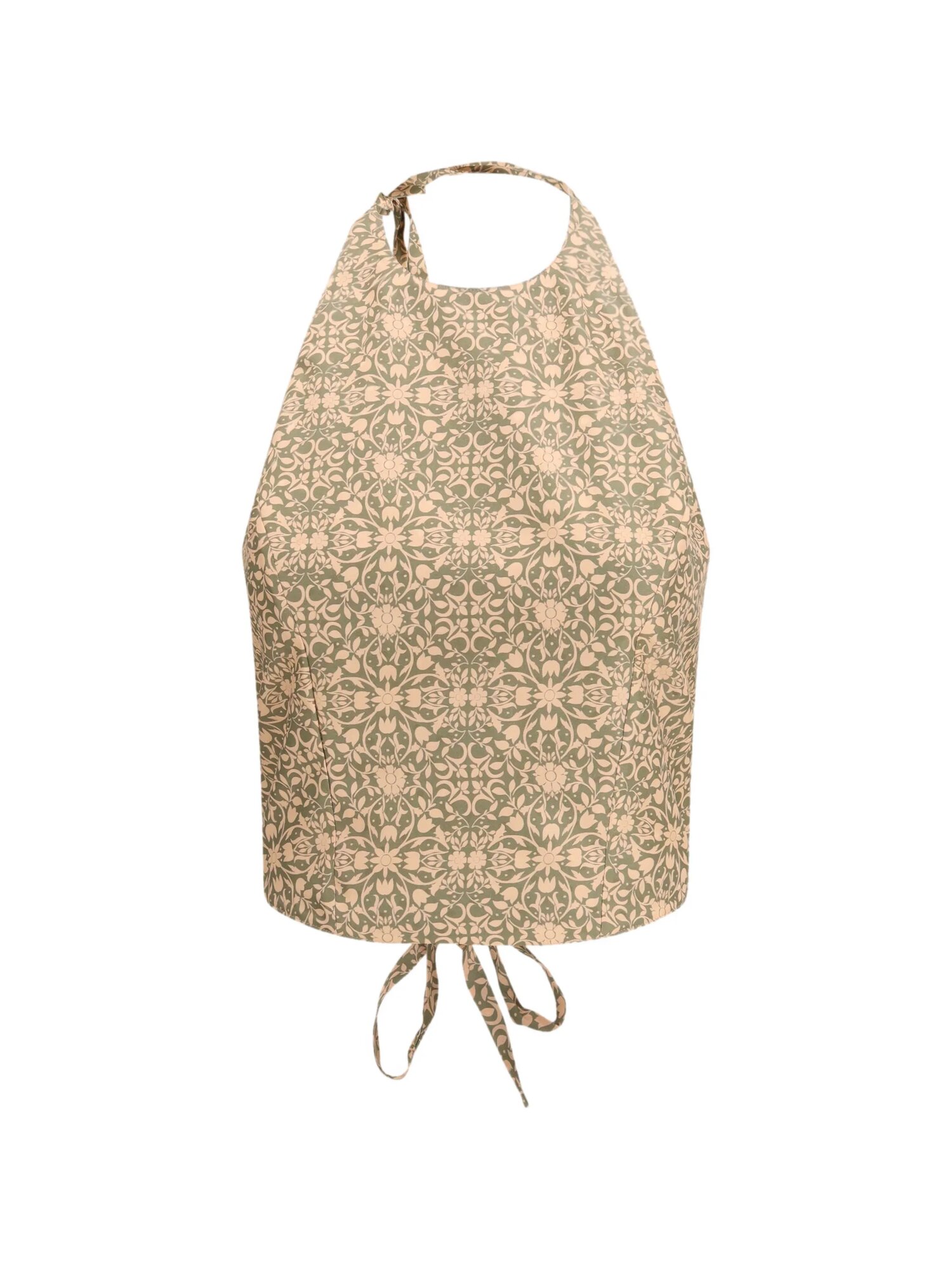 Топ Floral print halterneck top