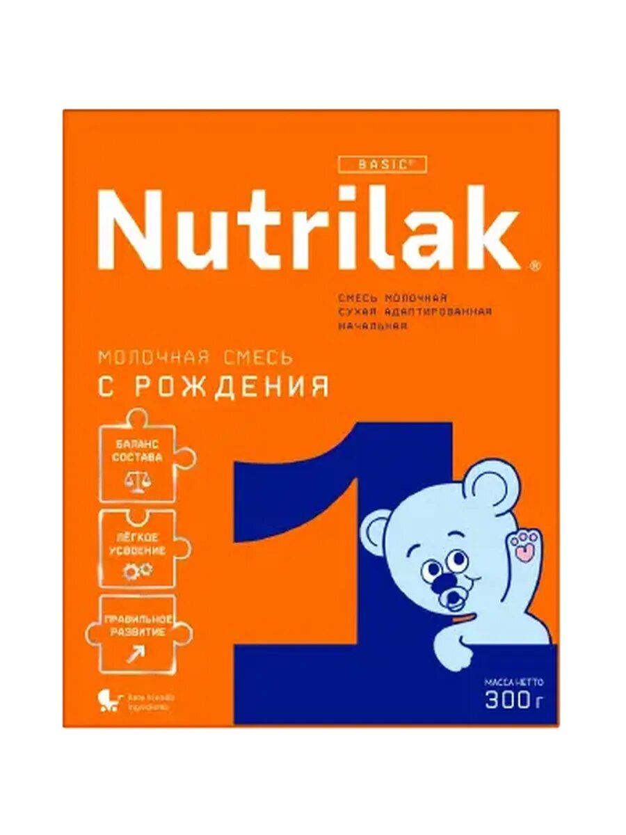 Нутрилак 1 0-6 месяцев Смесь молочная 300г