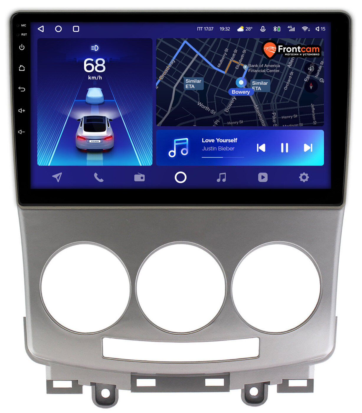 Штатная магнитола Mazda 5 (CR), Premacy 2 (CR) 2005-2010 Teyes CC2 PLUS 6/128 9" RM-9147 Android 10 (4G-SIM, DSP, QLed)