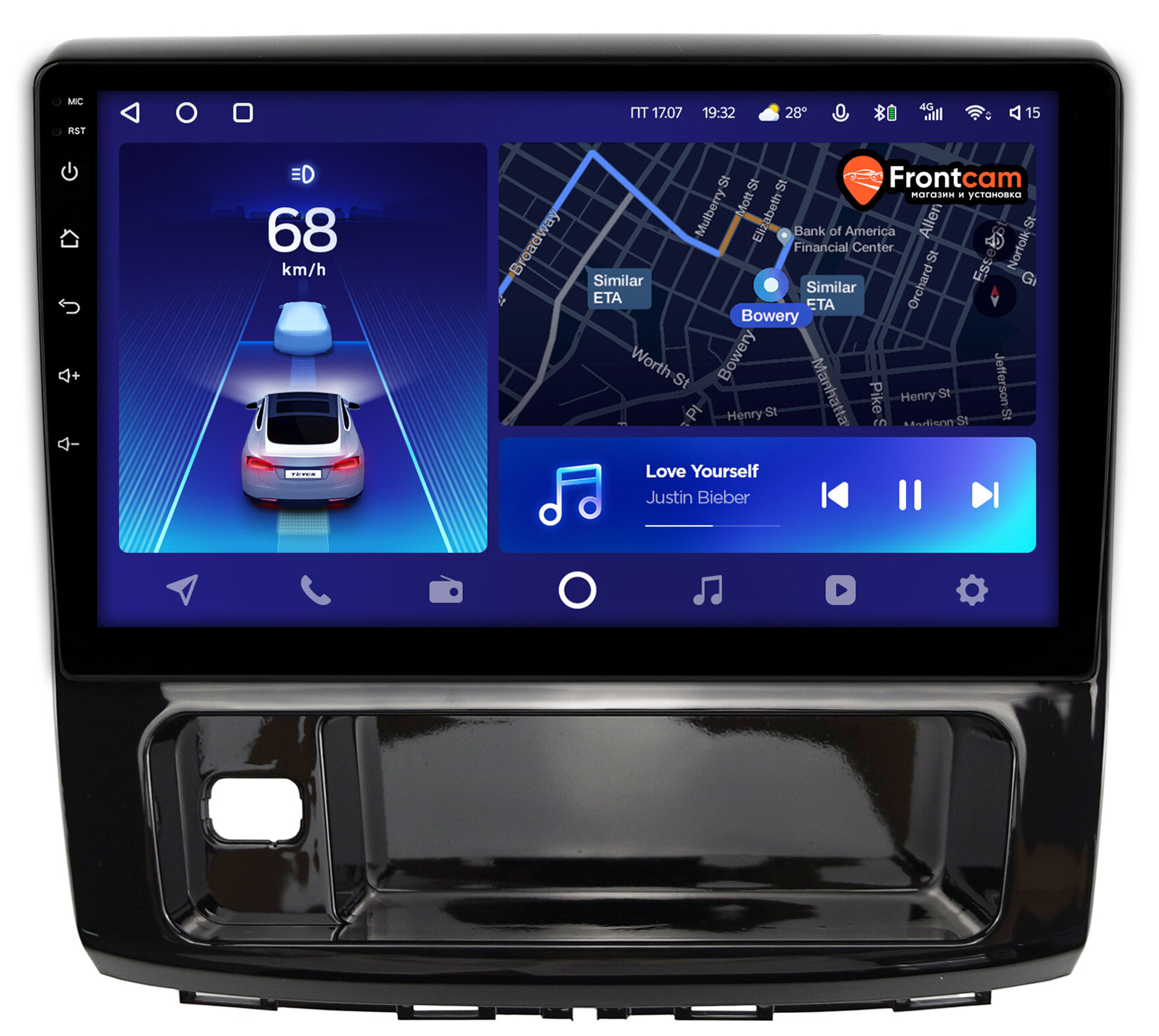 Штатная магнитола Haval H9 2014-2024 (глянец) Teyes CC2 PLUS 4/32 10" RM-10-910 Android 10 (4G-SIM, DSP, QLed)