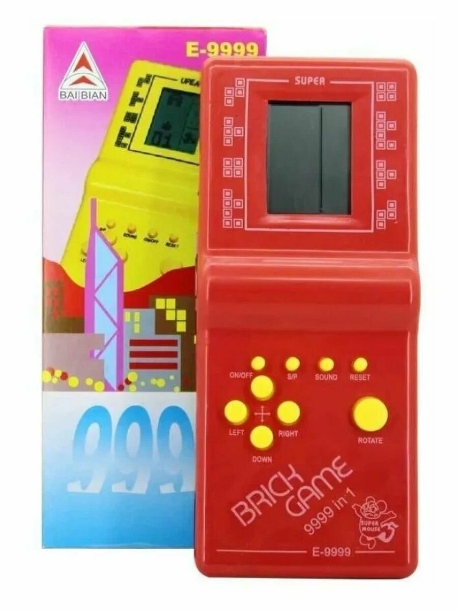 Игра E-9999 "Тетрис", красная, логическая, развитие логического мышления