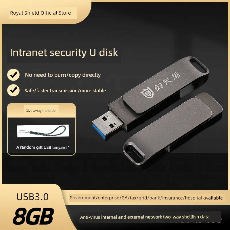 Yutian Shield Professional Edition: Защищенный USB-накопитель для внутренней сети с шифрованием, антивирусом и защитой