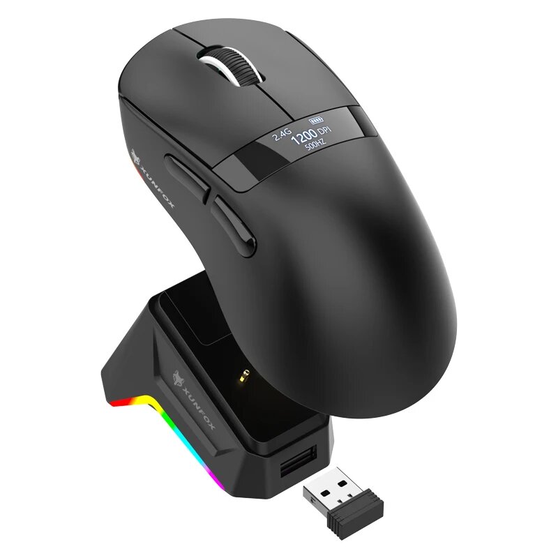 ONIKUMA XUNFOX H9 Pro Black беспроводная игровая мышь