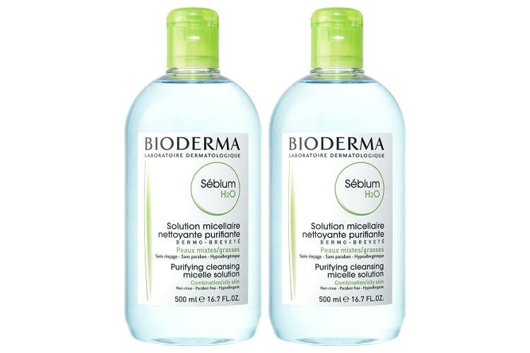 Очищающее средство от макияжа женский BIODERMA Jinyan с контролем жирности, 500ml*2