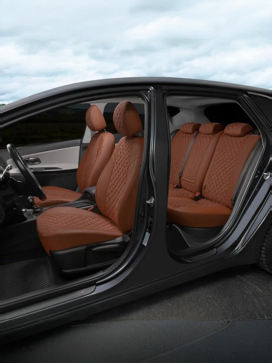 Чехлы на сиденья Ford Transit VIII (3 места) с 14г