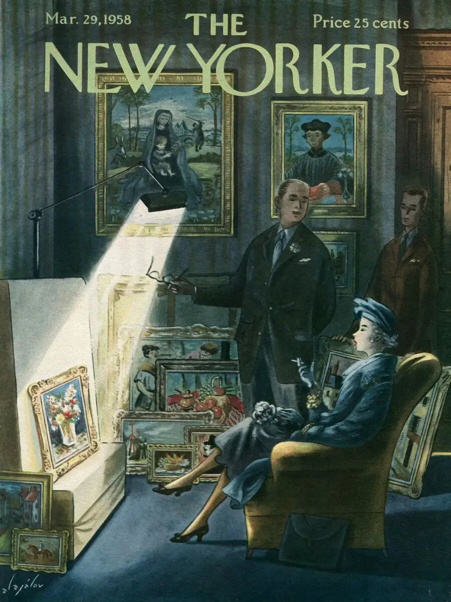 Постер New Yorker Нью Йоркер март, 40 x 50 см (с полями), бумага, без рамы — фото 1