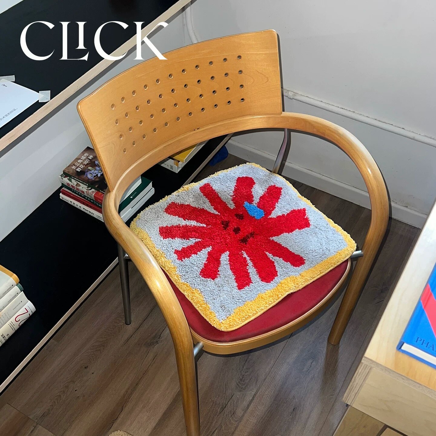 Подушка для сиденья Click Star Sun Moon Pony, осенне-зимняя, для длительного сидения, теплая, мягкая, нескользящая, с