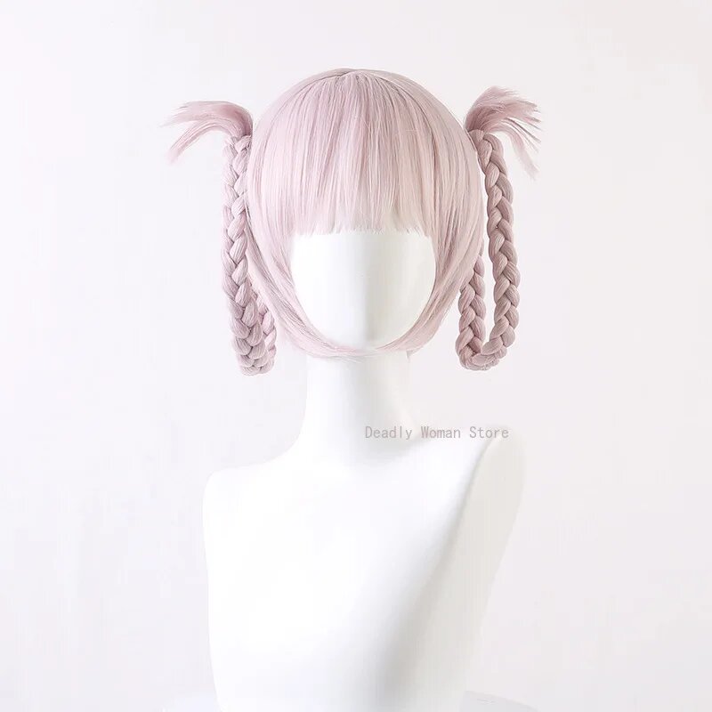 Косплей костюм Нанакуса Назуна из аниме CALL OF THE NIGHT Розовый, S, only wig