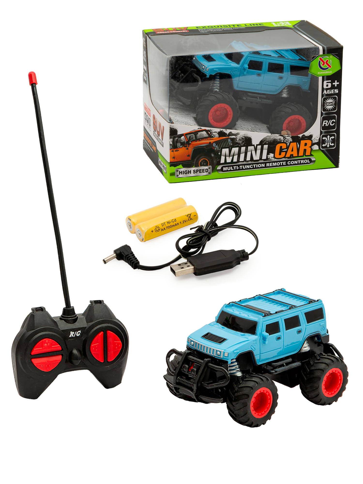 Внедорожник TONG DE, пластик, радиоуправление, масштаб 1:43, для мальчиков и девочек