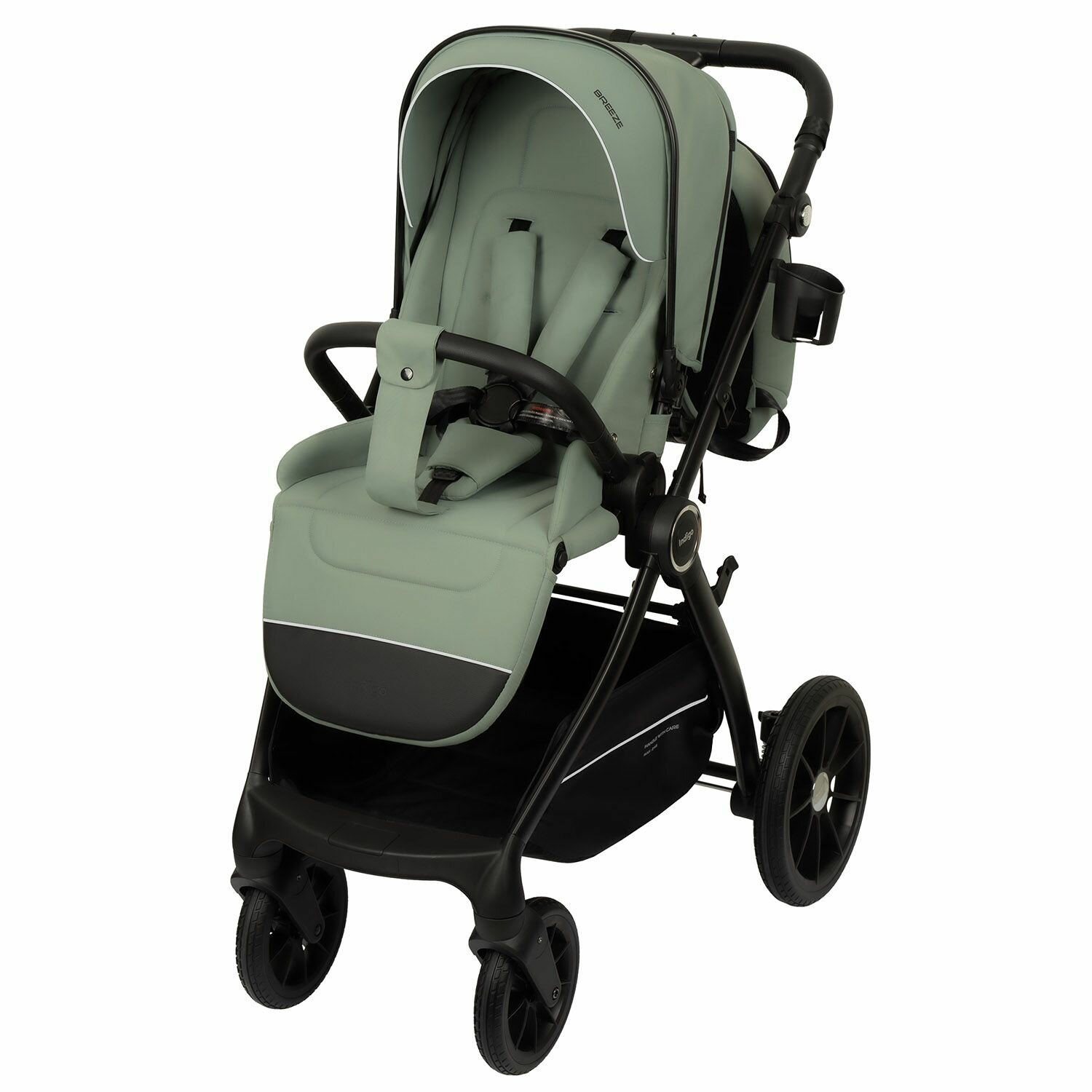 Коляска прогулочная Indigo BREEZE H16 зелёный