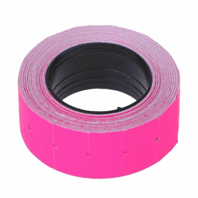 Набор ценников для маркировки 500 шт, Розово-красный