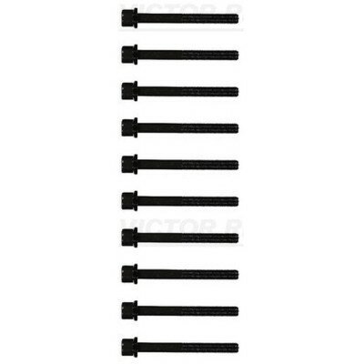 Комплект болтов ГБЦ VICTOR REINZ 14-32104-01 Opel Mot. C18xe, 20xe-Xej, C20xe-Let, X20-22xe, Y22xe-S, 10 шт