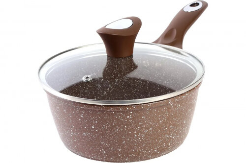 Ковш Mayer&boch 1.7 л, 18 см, с крышкой, алюминий (25075)