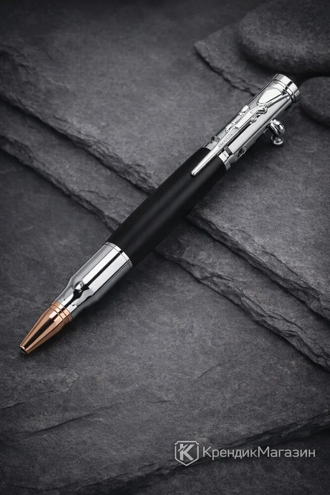 Набор ручек Шариковая Винтовка, толщина линии: 1.0 мм, 1 шт. Матовый черный корпус