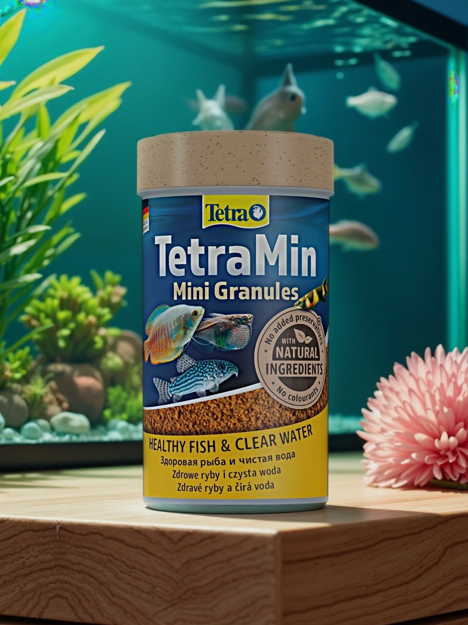 Тетра 199057 TetraMin Mini Granules Корм для всех видов мелких рыб, гранулы 100мл