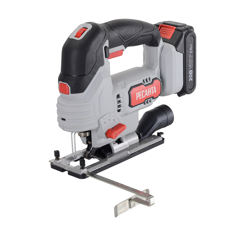 Лобзик аккумуляторный Ресанта АЛ-20Li/2К (в комплекте 2 АКБ и ЗУ) в кейсе, ЕА+