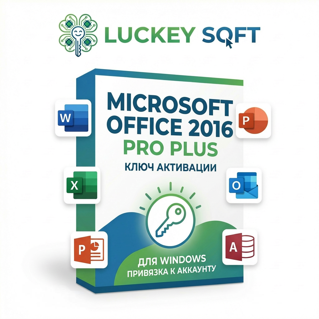 Ключ активации Microsoft Office 2016 Pro Plus для Windows с привязкой к аккаунту
