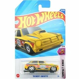 Машинка базовая Hot Wheels 76 Chevy Chevette желтый