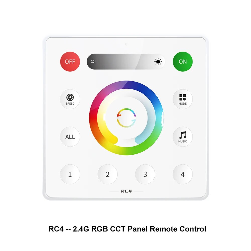 Пульт RC4 для RGB светодиодной ленты 2.4G