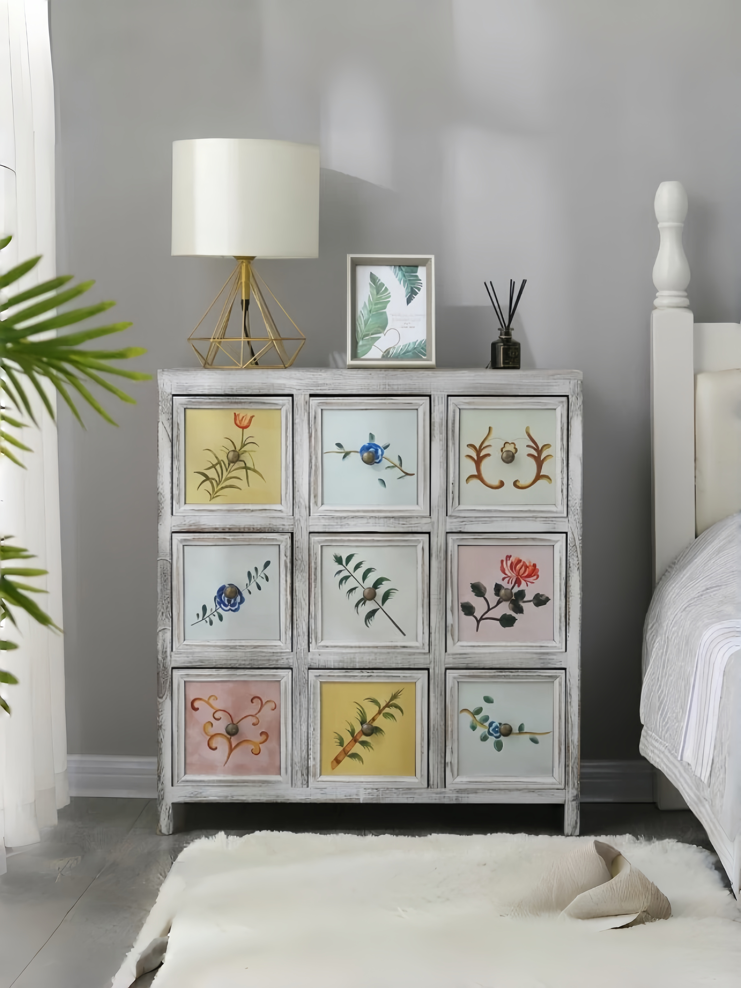 Комод ASDF, универсальный, 9 ящиков, максимальная нагрузка 200кг