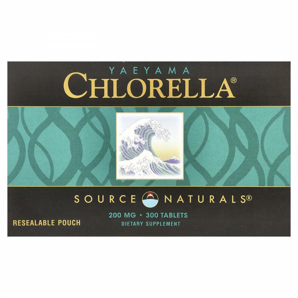 Source Naturals, Yaeyama Chlorella®, 300 таблеток