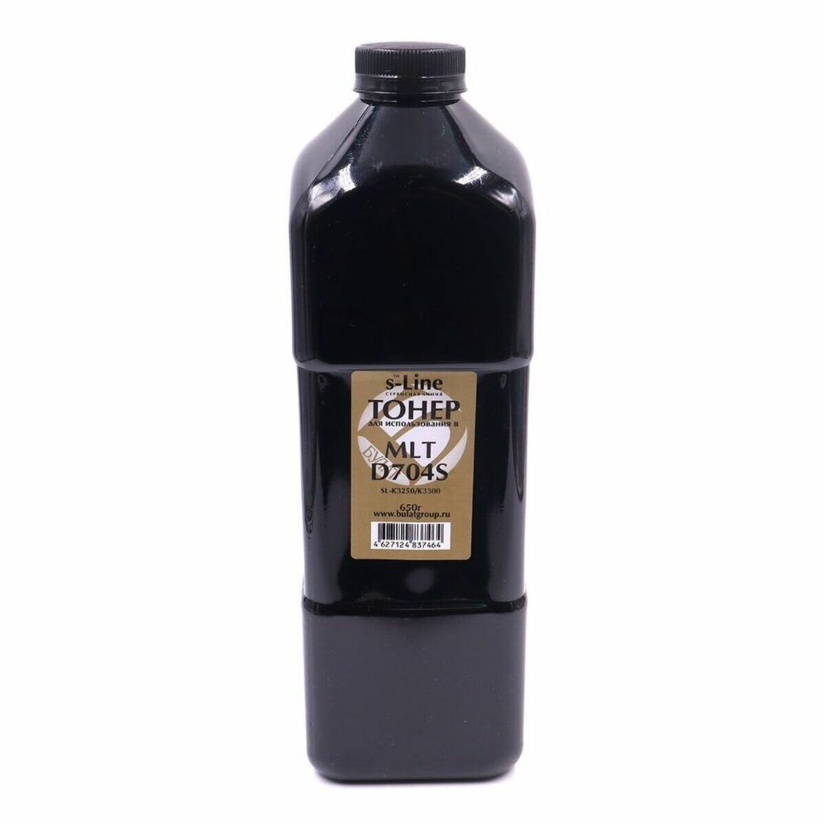 Тонер с девелопером булат s-Line MLT-D704S для Samsung SL-K3300 (Чёрный, банка 650 г)