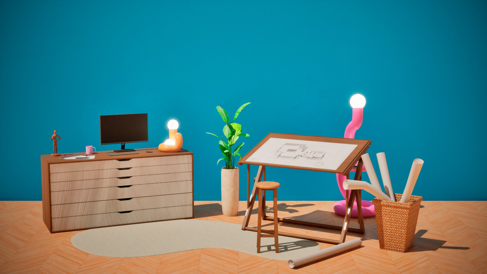 Architect Life: A House Design Simulator - Architect's Home Office DLC PC Steam Ключ