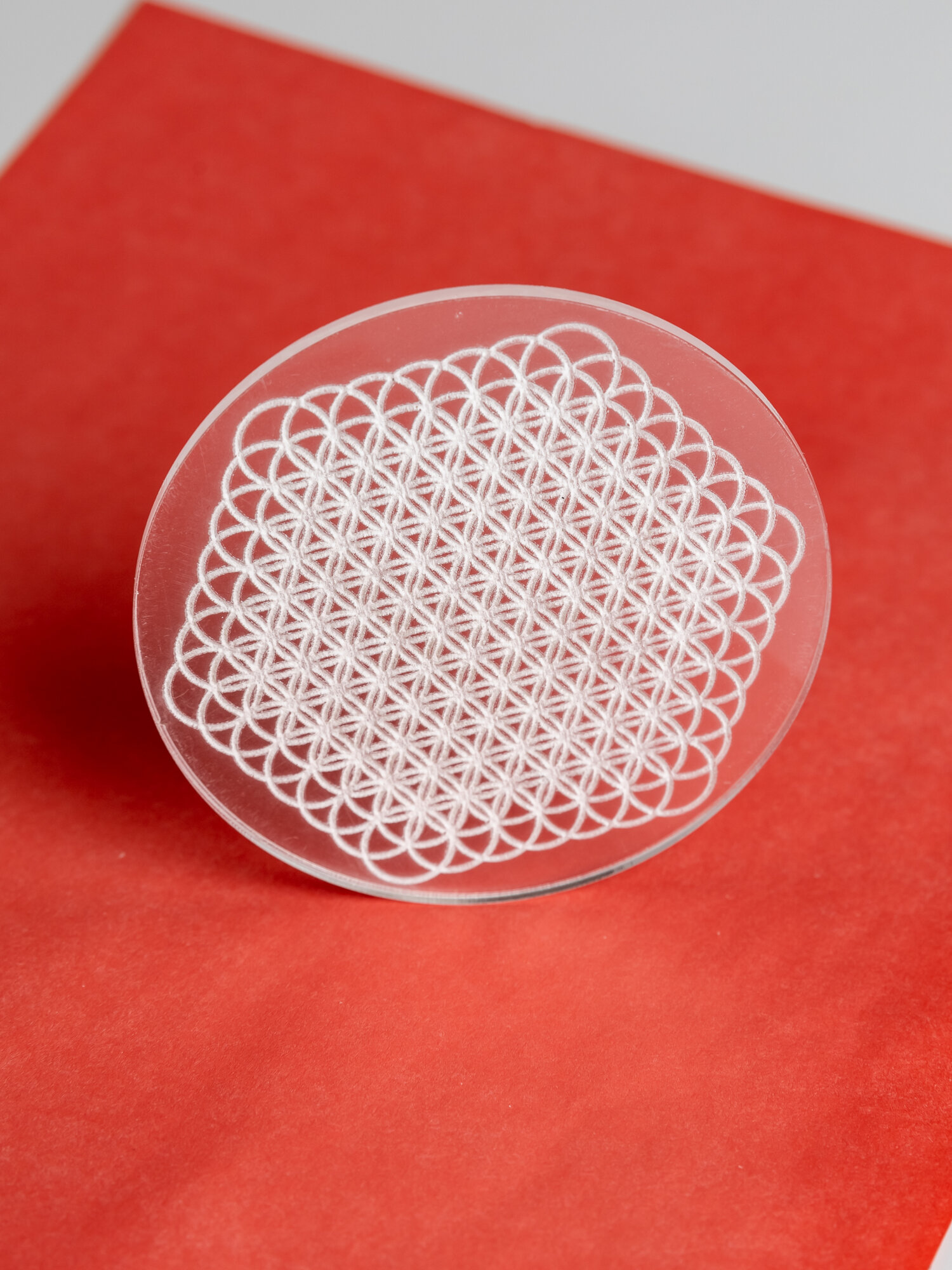 Гармонизатор пространства и структуризатор жидкости, Цветок Жизни, цвет белый