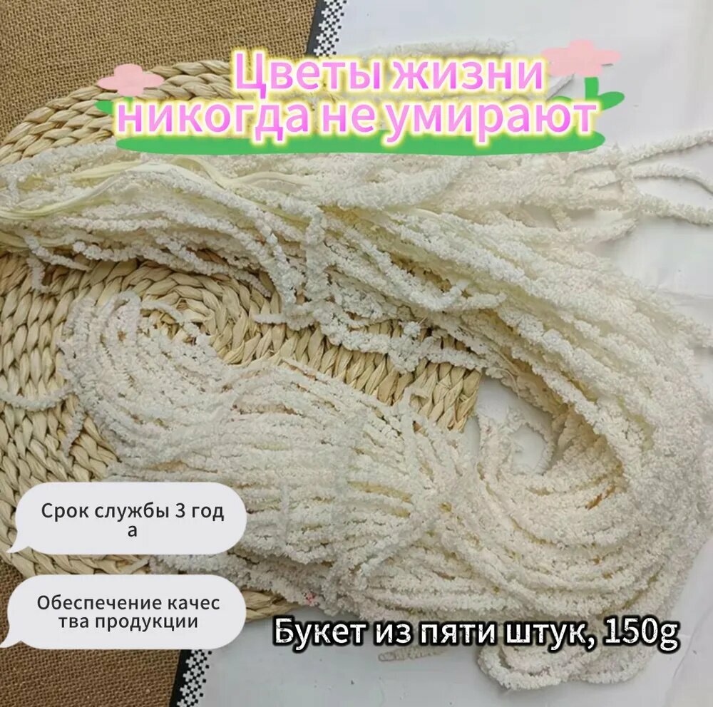 Стабилизированные цветы Амарант, 150 гр, 1 шт