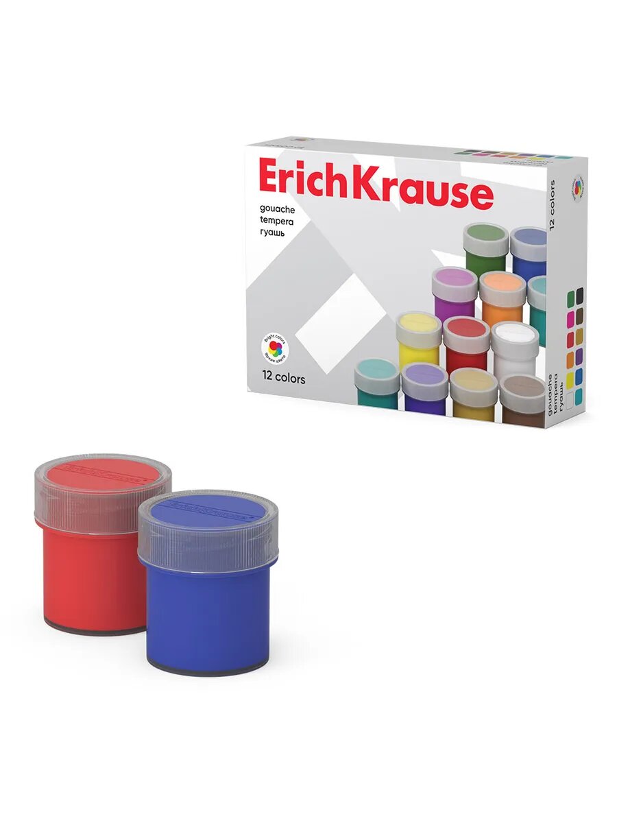 Гуашь Basic 12 цветов по 17мл