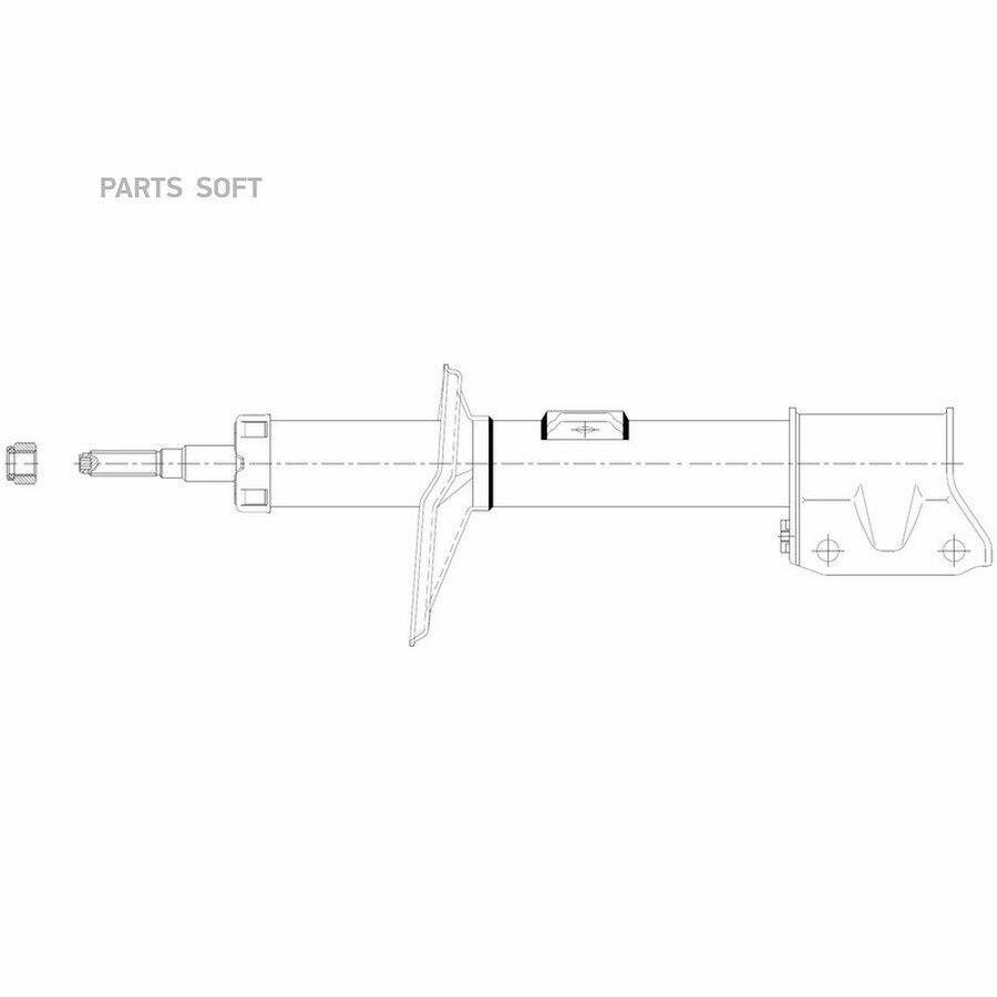 CTR GY1933G Амортизатор передней подвески RENAULT Duster 2010 - / Kaptur 2016 - NISSAN Terrano 2014 - ()