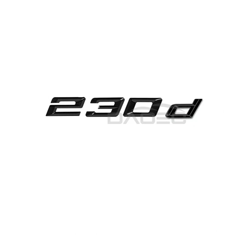 Эмблема на багажник BMW 2 серии 230d gloss black