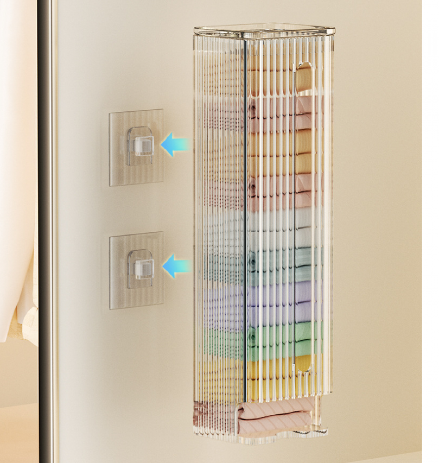 Настенный подвесной органайзер MyPads для хранения мелких вещей, прозрачный пластик, компактный