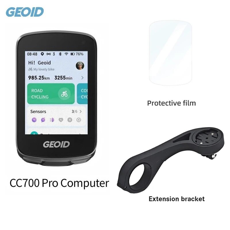 Велокомпьютер GEOID CC700 Pro с креплением